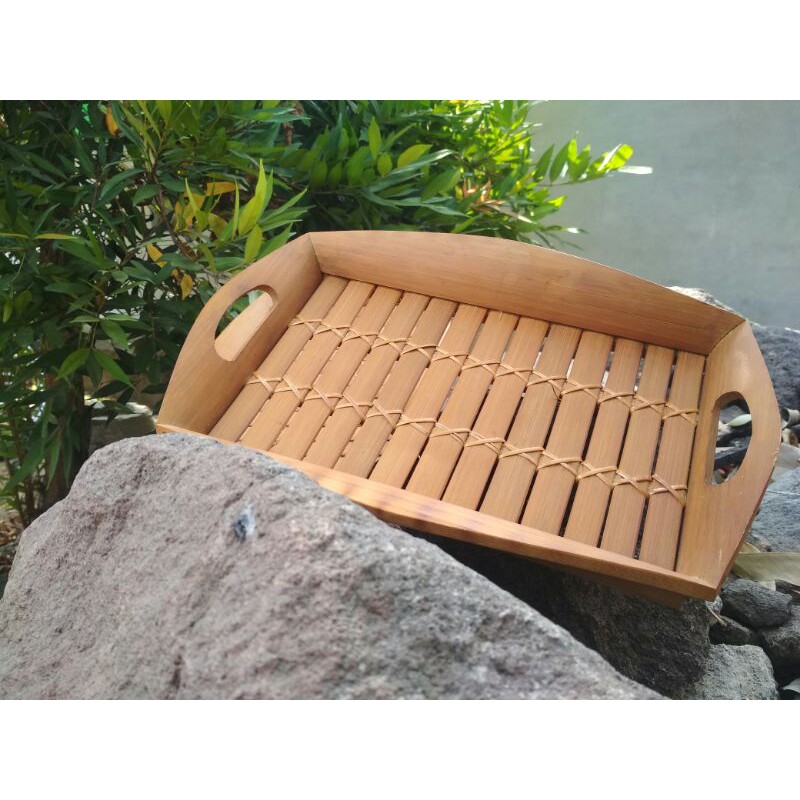 Jual Nampan Bambu Tempat Makanan minuman (Kecil) | Shopee Indonesia