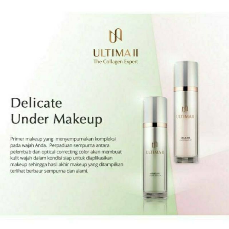 Jual ULTIMA II DELICATE UNDER MAKE UP 60 ML/TINT AQUAFLEUR /NATURAL ...