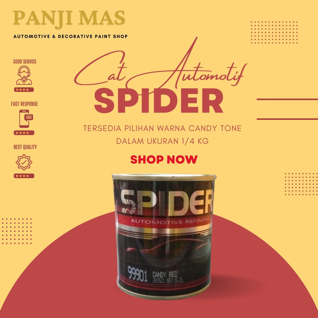 Jual Cat DUCO Spider Candytone 1/4 Kg & 1 Kg | Shopee Indonesia