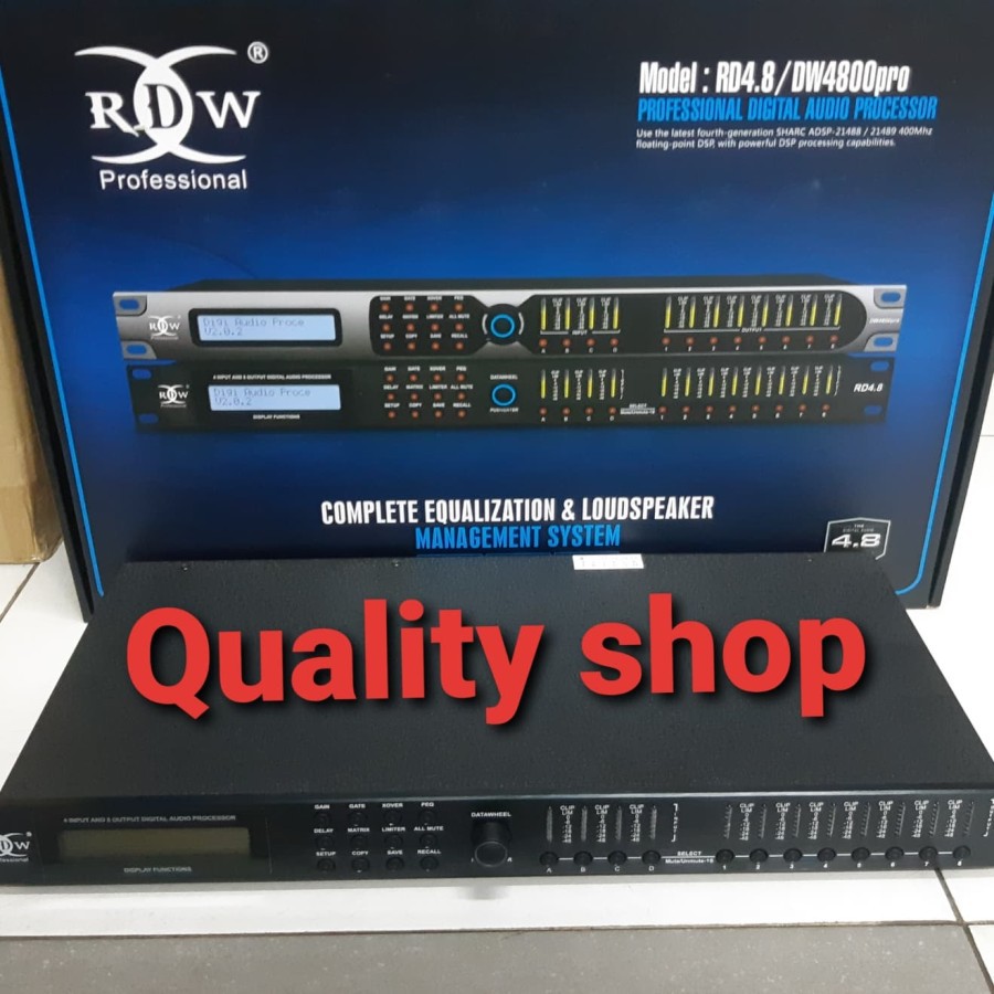 Jual Digital Audio Processor Rdw Dlms Management Speaker Rdw Rd4.8 Ori ...
