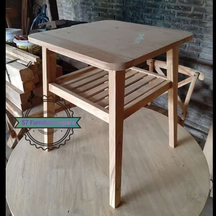 Jual Meja hias jati mentahan meja kopi model retro meja teras | Shopee ...