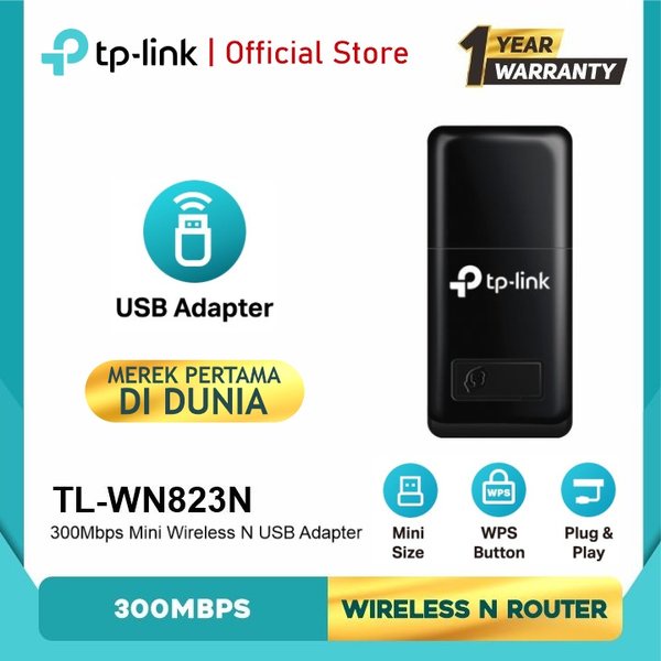Jual TP-Link TL-WN823N 300Mbps Mini Wireless N USB Adapter Wifi ...
