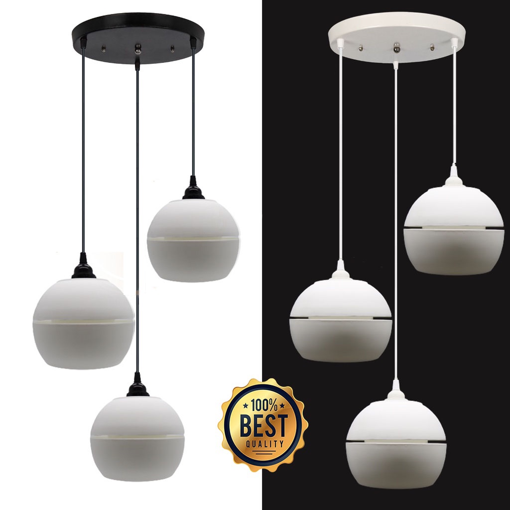 Jual LAMPU GANTUNG MINIMALIS 3 IN 1 KAP LAMPU CAFE DEKORASI MODERN ...
