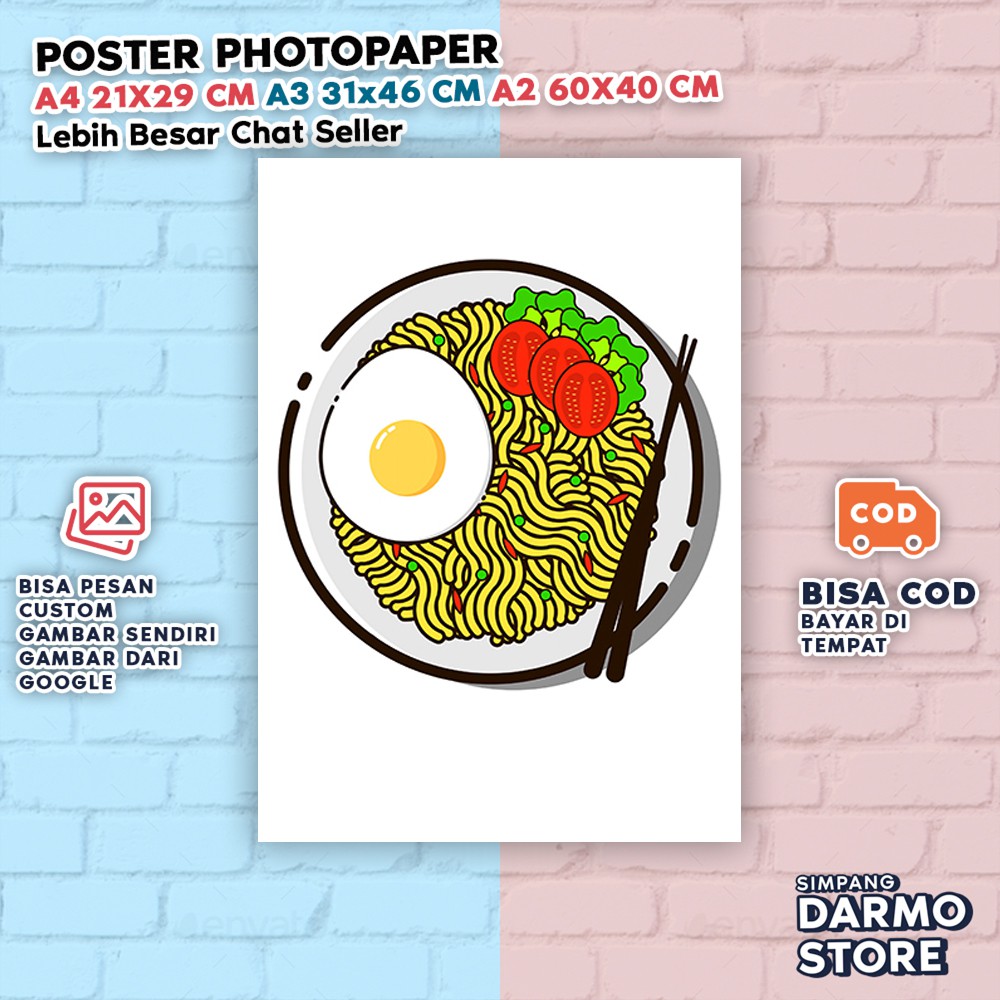 Jual Poster Indomie Hiasan Dinding Hypebeast Hypebis Hype Anak Kos ...