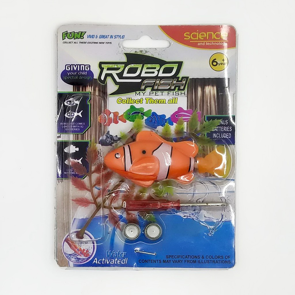Jual Robo Fish Nemo Mainan Ikan Bisa Berenang Dalam Air | Shopee Indonesia