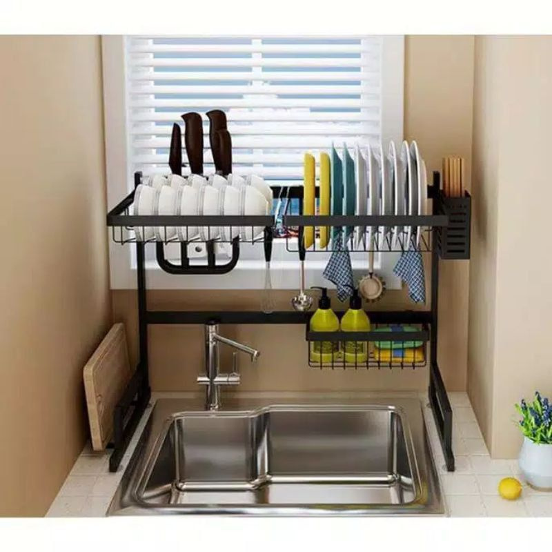 Jual Rak Piring Portable Anti Karat | Shopee Indonesia