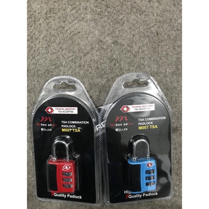 Jual Gembok Koper Muller Tsa 007 | Shopee Indonesia