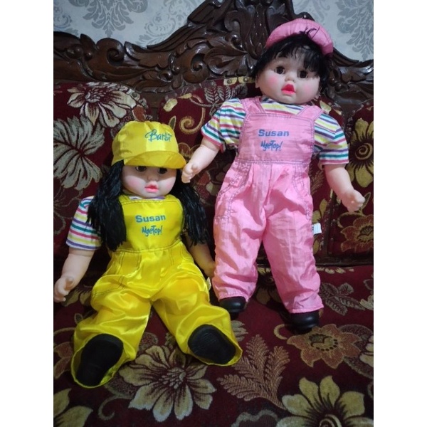 Jual Mainan Boneka Susan Cantik Ukuran Jumbo Besar Tinggi 60 cm Rambut ...