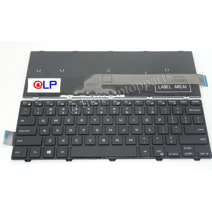 Jual Keyboard Dell 14-3000 14-3441 14-3442, 14-5442 14-5445 Black ...