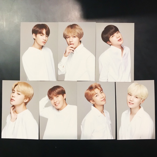 Jual BTS - VT Cosmetic Photocard (White) | Shopee Indonesia