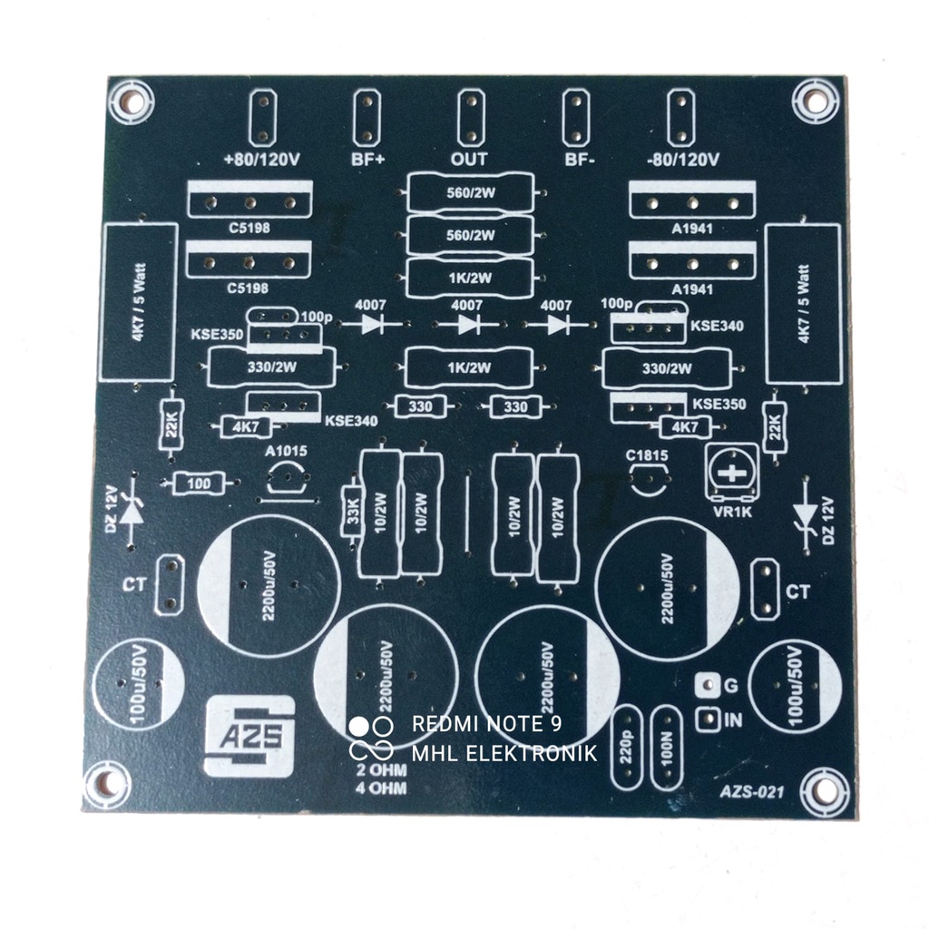 Jual PCB POWER AMPLIFIER TBM SUBLOW 2-4 Ohm Tipe-021 | Shopee Indonesia