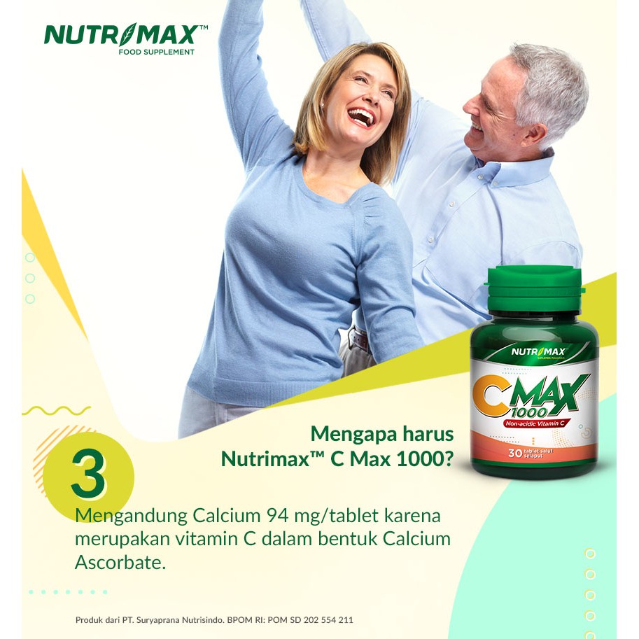 Jual Nutrimax C Max 1000 - Suplementasi Vitamin C | Shopee Indonesia
