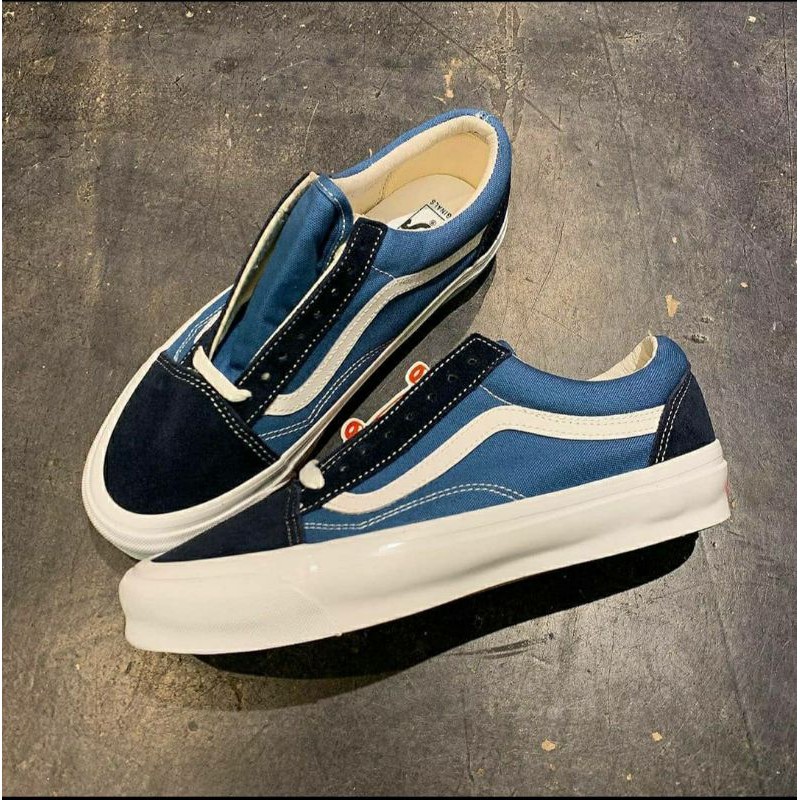 Jual Vans old skool vault og lx navy (ORIGINAL) | Shopee Indonesia