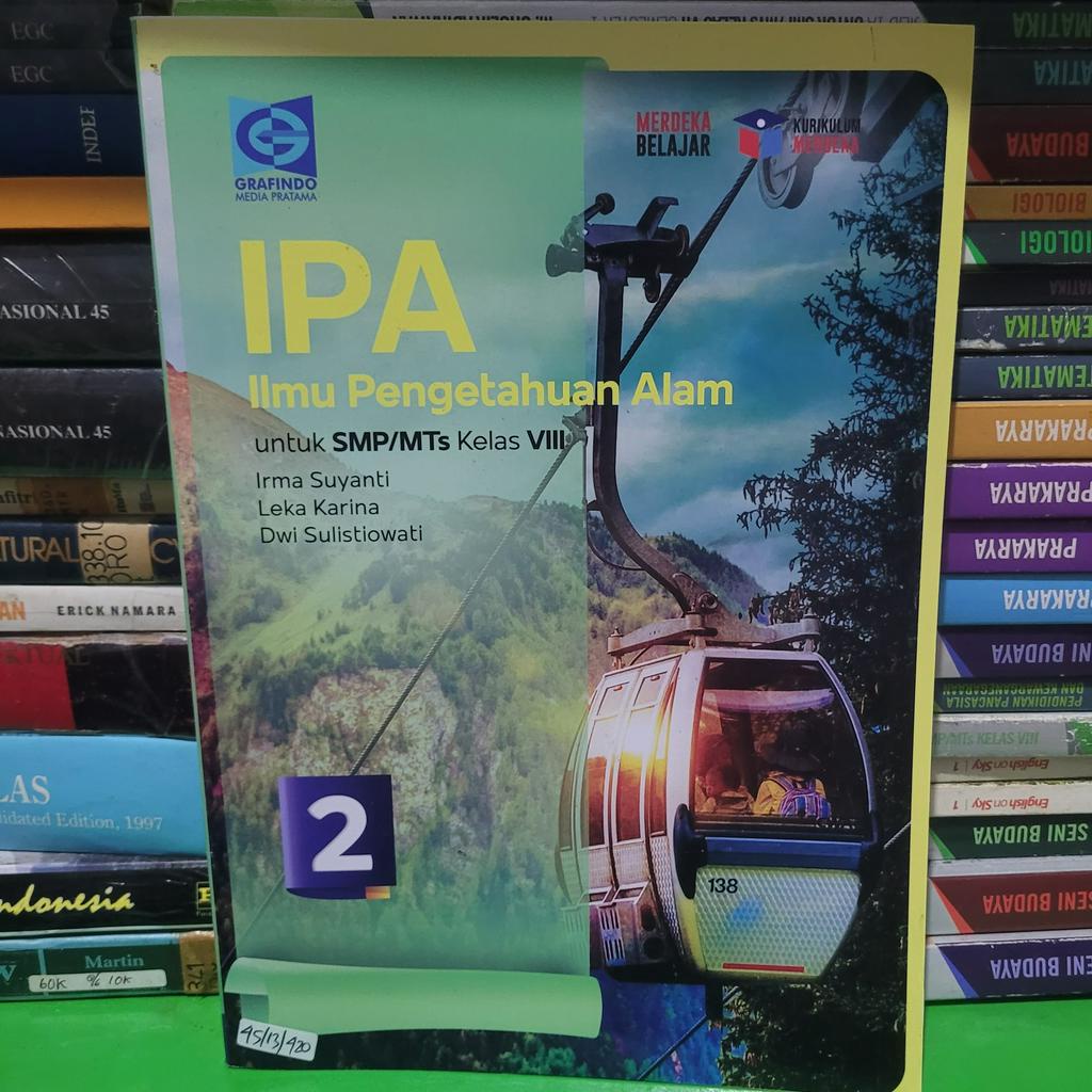 Jual BUKU IPA KELAS 2 SMP KURIKULUM MERDEKA GRAFINDO | Shopee Indonesia