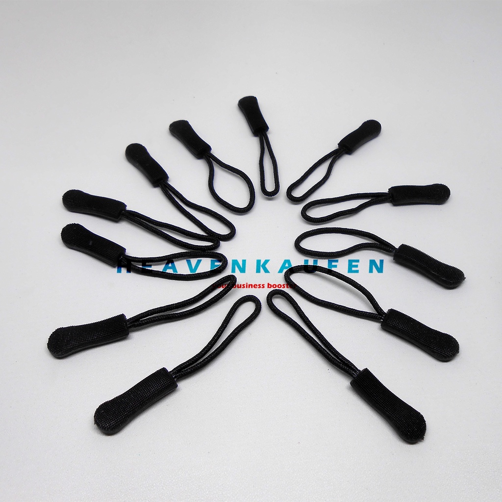 Jual Zipper Puller Tali Variasi Tarikan Resleting Warna Hitam Harga Per ...