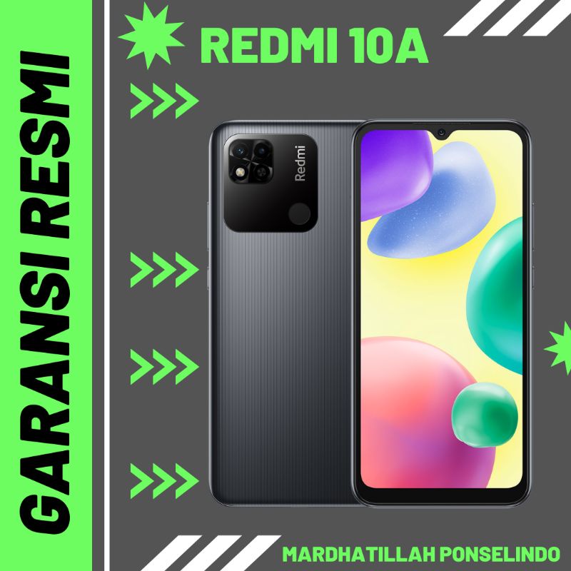 Jual Redmi 10A 4GB+64GB / 3GB+32GB Garansi Resmi | Shopee Indonesia