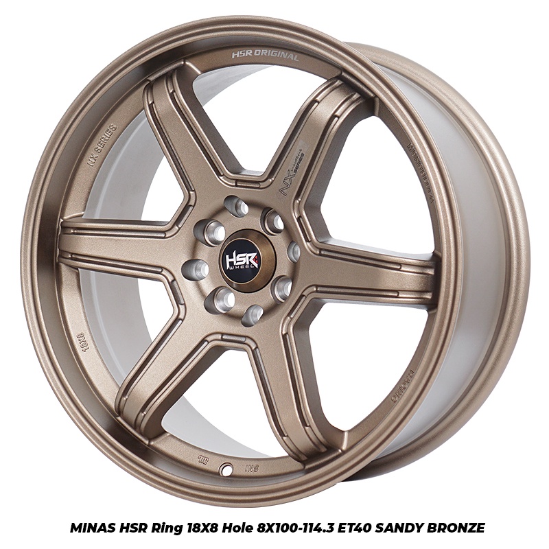Jual Velg Mobil JDM HSR MINAS Ring 18 Pelak Racing Mobilio Vios City Freed Livina Avanza PCD ...