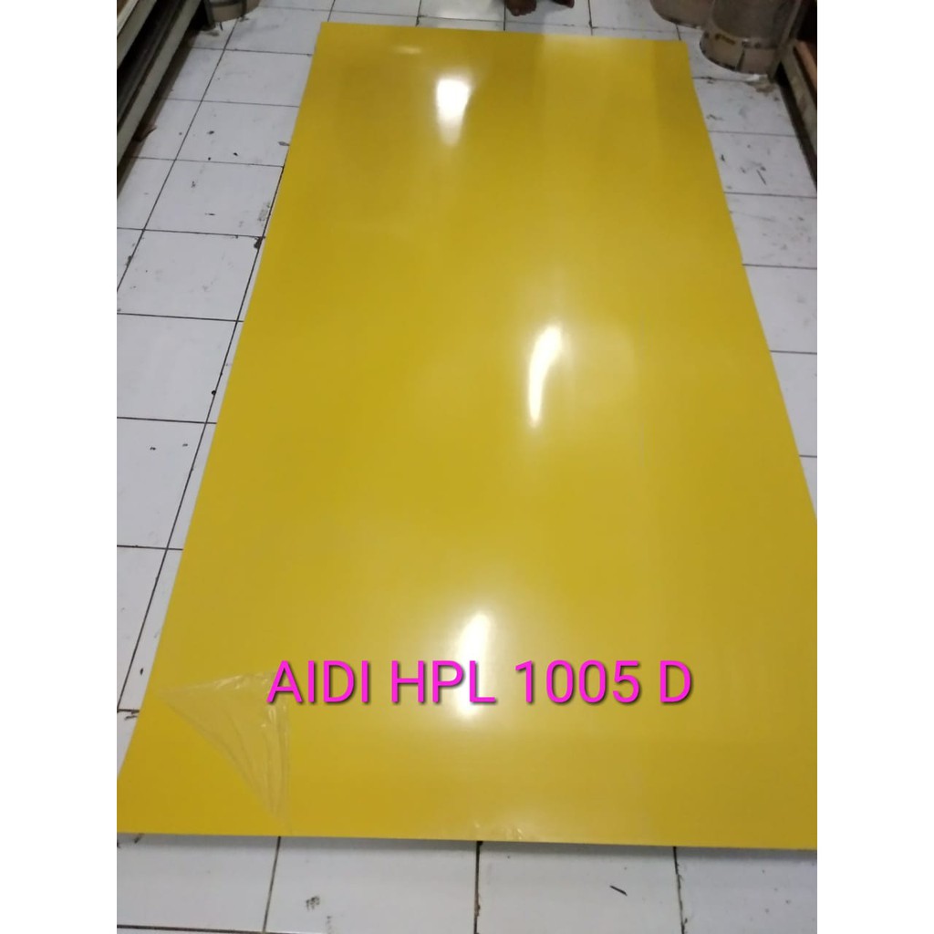 Jual AH 1005D YELLOW DOVE HPL KUNING SOLID MATT HPL KUNING POLOS MATTE ...