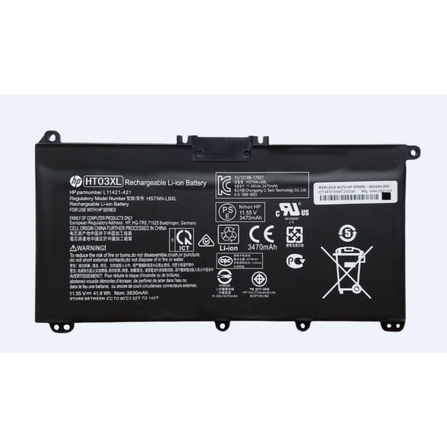 Jual Baterai HP 14s-CF0110TU, 14s-CF1051TU, 14s-CF3039TU, 14s-CF3040TU ...