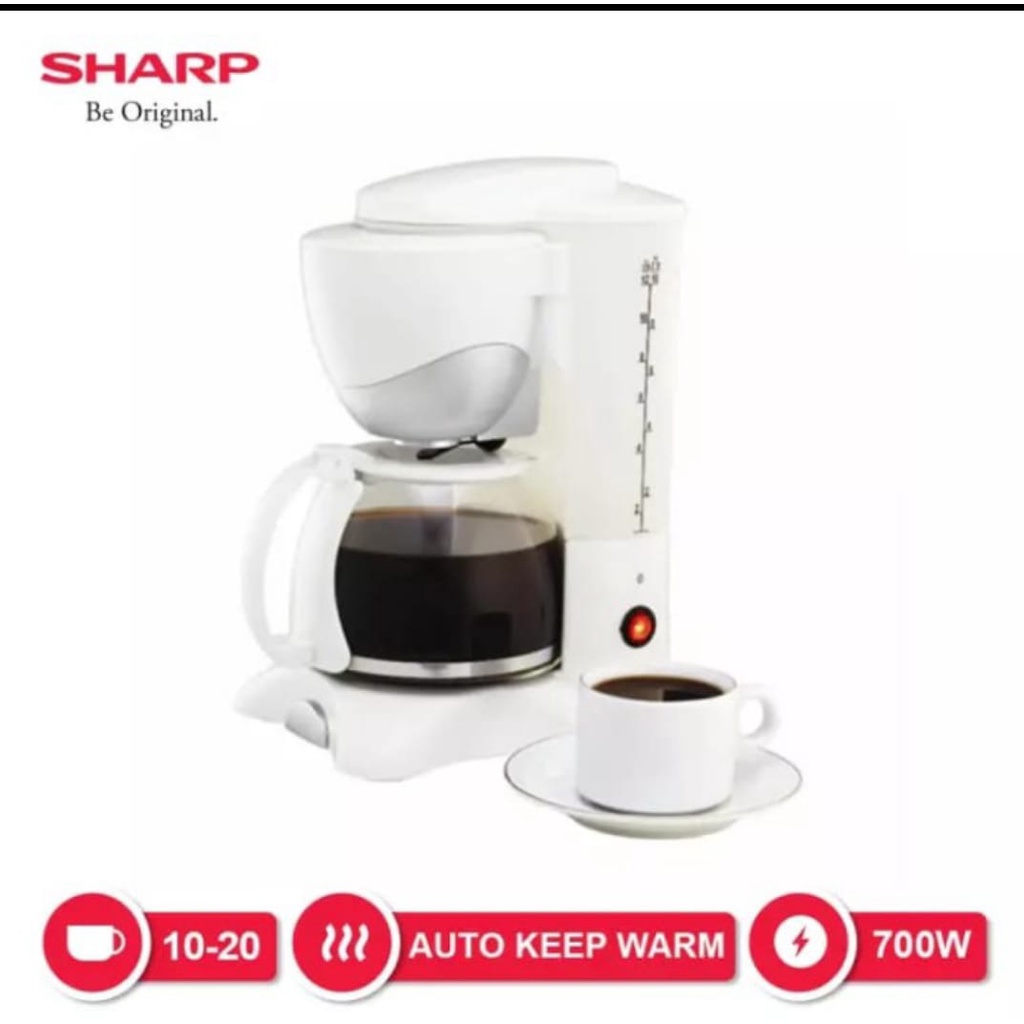 Jual SHARP TERBARU COFFE MAKER HM-80L(W) | Shopee Indonesia