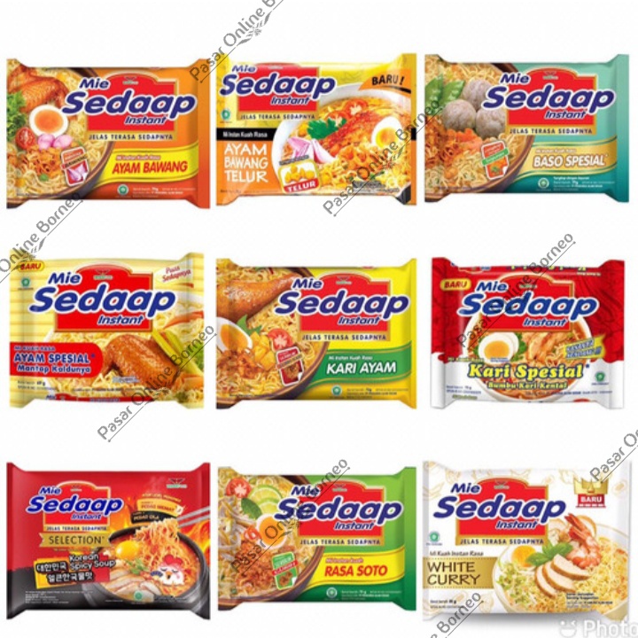 Jual Mie Instan Kuah Sedaap Kuah All Varian Semua Rasa | Shopee Indonesia