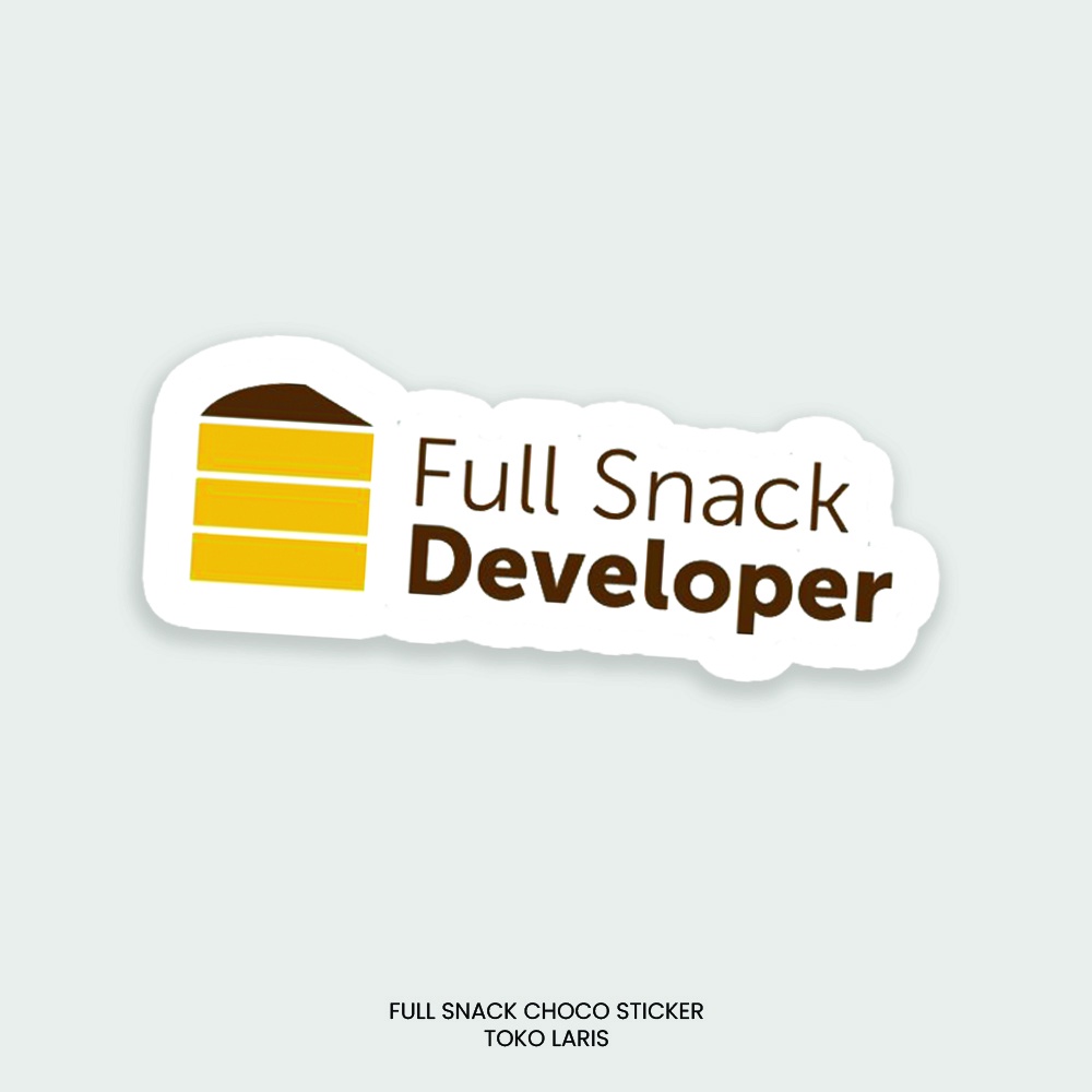 Jual Sticker FULL SNACK Untuk Sticker Laptop, Tumblr, Helm, Case ...
