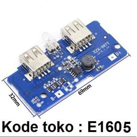 Jual POWER BANK CHARGER MODUL BOARD 5V 2A POWER SUPPLY MODULE POWERBANK ...