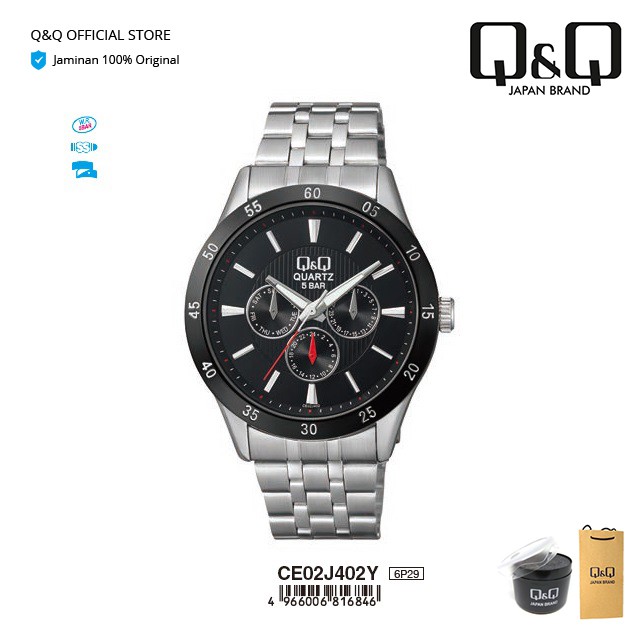 Jual Q&Q QnQ QQ Original Jam Tangan Pria Fashion Analog Chronograph ...