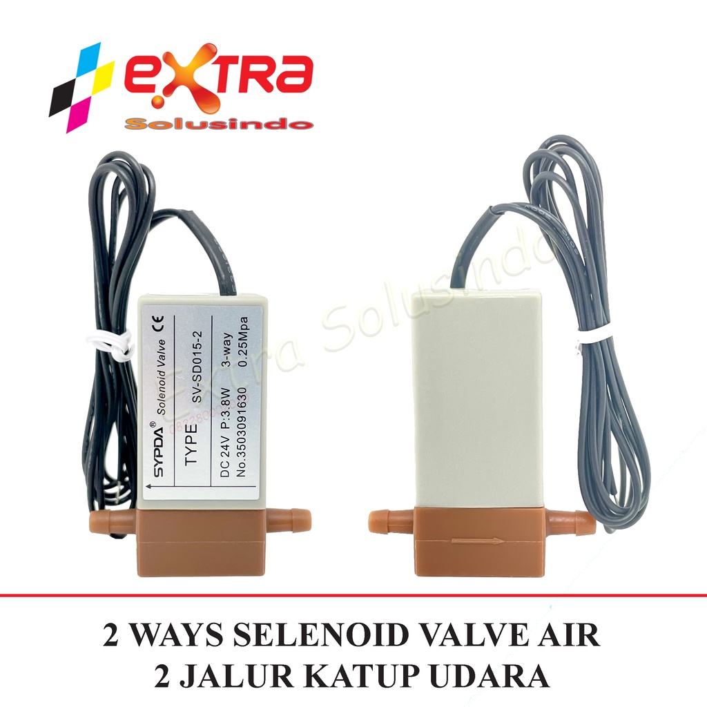 Jual SELENOID 2 WAYS AIR / SELENOID 2 JALUR ANGIN NEGATIVE PRESSURE ...