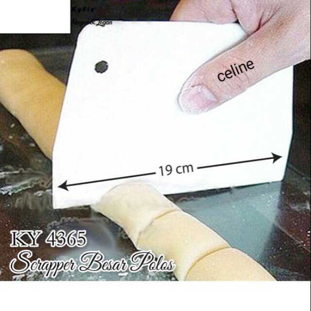 Jual Scraper kue besar 19 cm / pemotong adonan | Shopee Indonesia