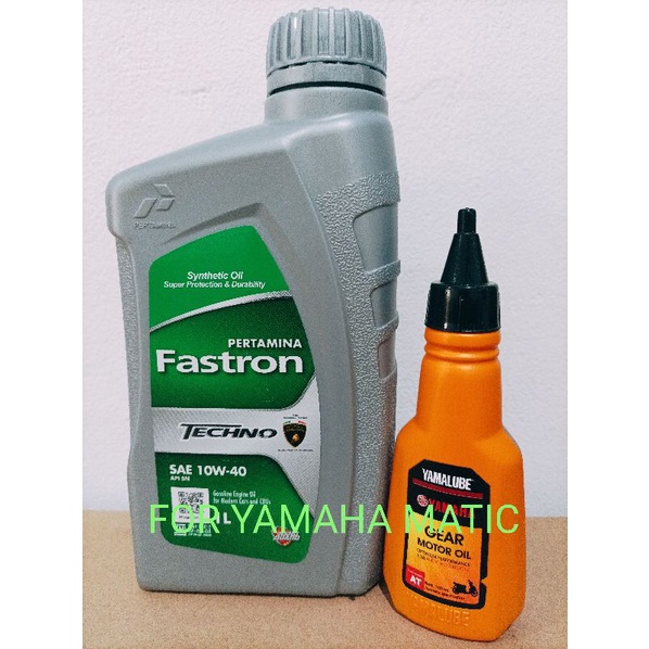 Jual PAKET HEMAT OLI FASTRON TECHNO 1L ORIGINAL + YAMAHA GEAR 100ML FOR ...