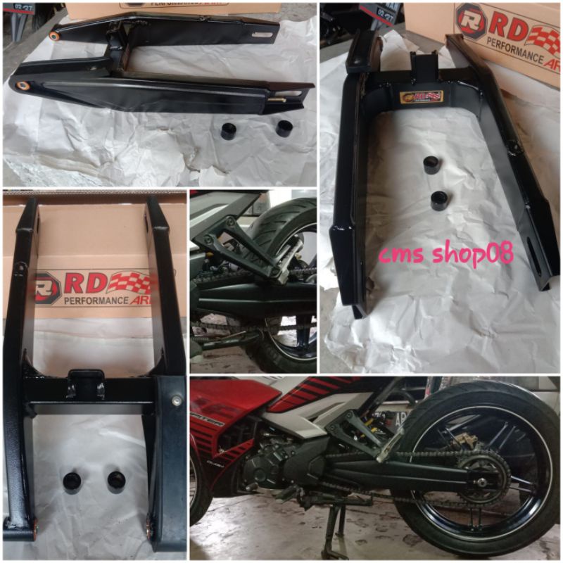Jual launching swing arm merk RD racing tapak lebar for yamaha mx king 150 model diamond wajik ...