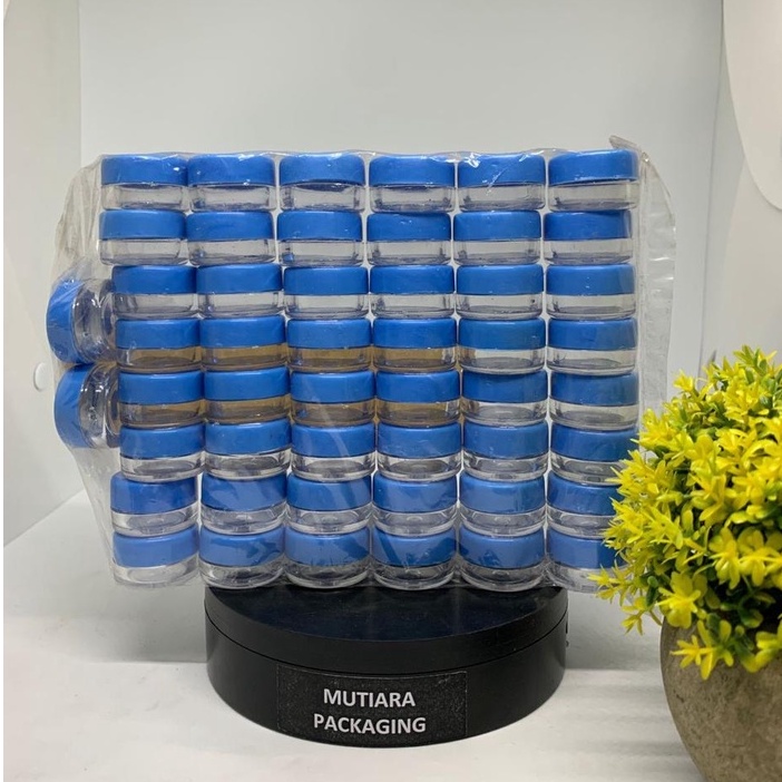 Jual TERMURAH !! POT CREAM PP BENING-BIRU TUA 5GR/ JAR KEMASAN 5GR ...
