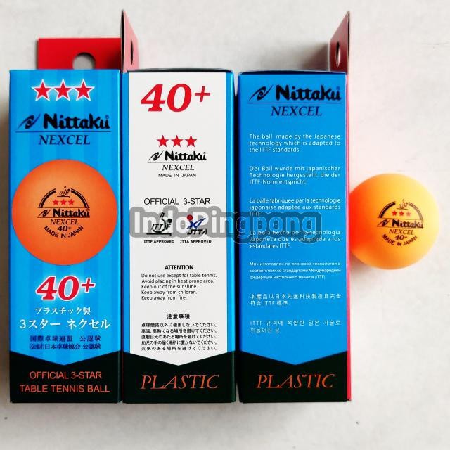 Jual Nittaku 3-Star Nexcel 40+ Poly Balls ~ Bola Plastik Pingpong | Shopee Indonesia