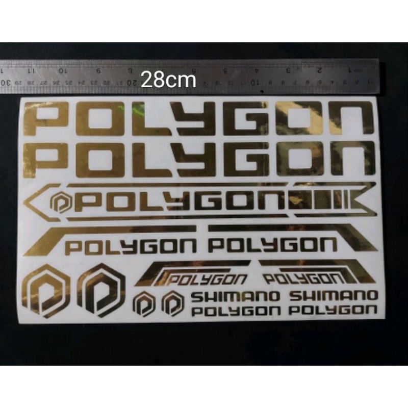 Jual Stiker Sepeda Polygon Gold New Termurah | Shopee Indonesia