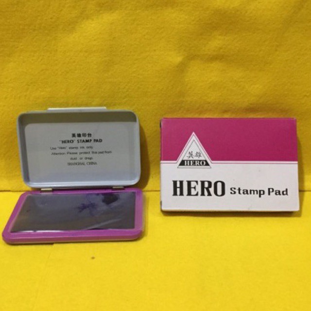 Jual Bantalan stempel HERO / Stamp pad (1 pcs) | Shopee Indonesia