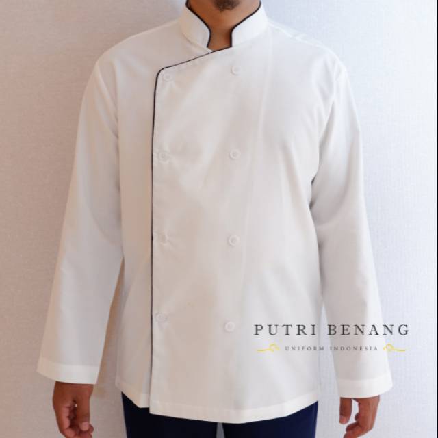 Jual SERAGAM CHEF PUTIH | Shopee Indonesia