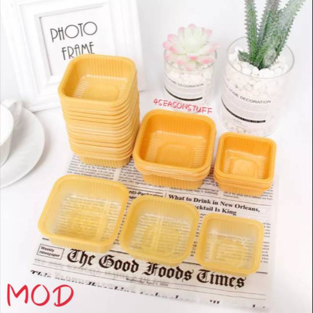 Jual MOD mooncake Tray mika bahan tebal berbagai ukuran untuk mooncake 50g, 75g, 80g, 100g, 125g ...