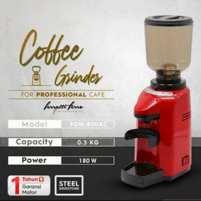 Jual Grinder Kopi Ferratti Ferro FGM800AC Coffee Grinder FGM 800 AC | Shopee Indonesia