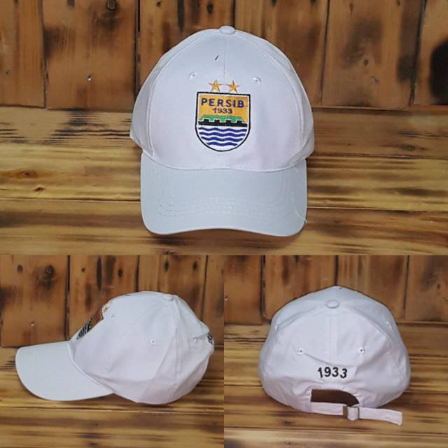 Jual Topi persib warna putih/topi persib cewe cowo | Shopee Indonesia