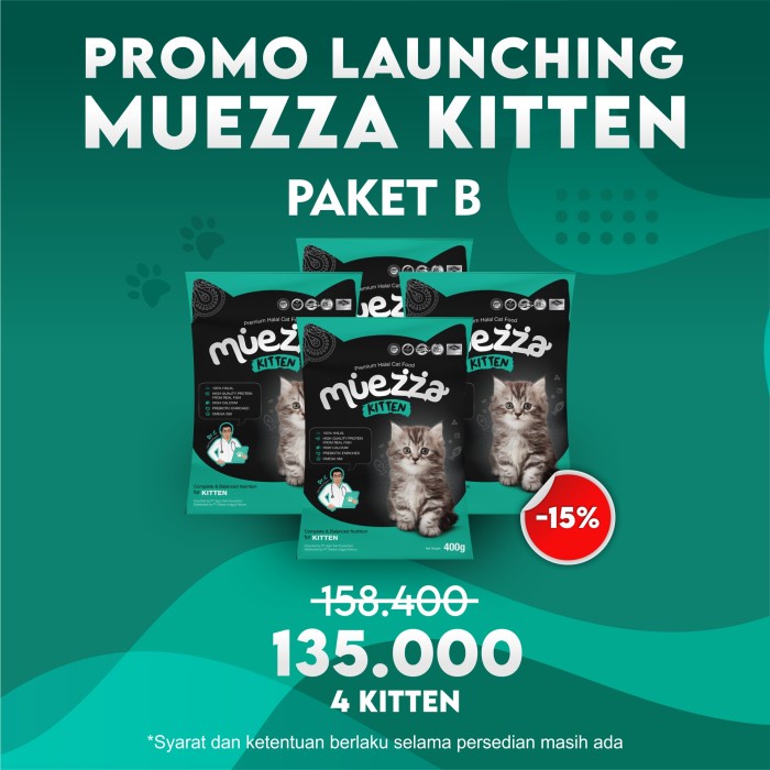 Jual Special Paket B Promo Launching Muezza Kitten CODES0X-00 | Shopee ...