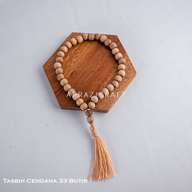Jual Tasbih Kayu Cendana ASLI Wangi Original 33 Butir Kualitas Super ...