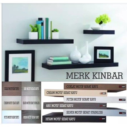 Jual RAK DINDING MINIMALIS KAYU MODEL MOTIF FLOATING SHELF GANTUNG ...