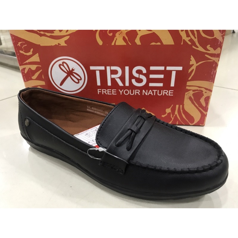 Jual Sepatu slop sepatu flat shoes wanita merek TRISET original super ...