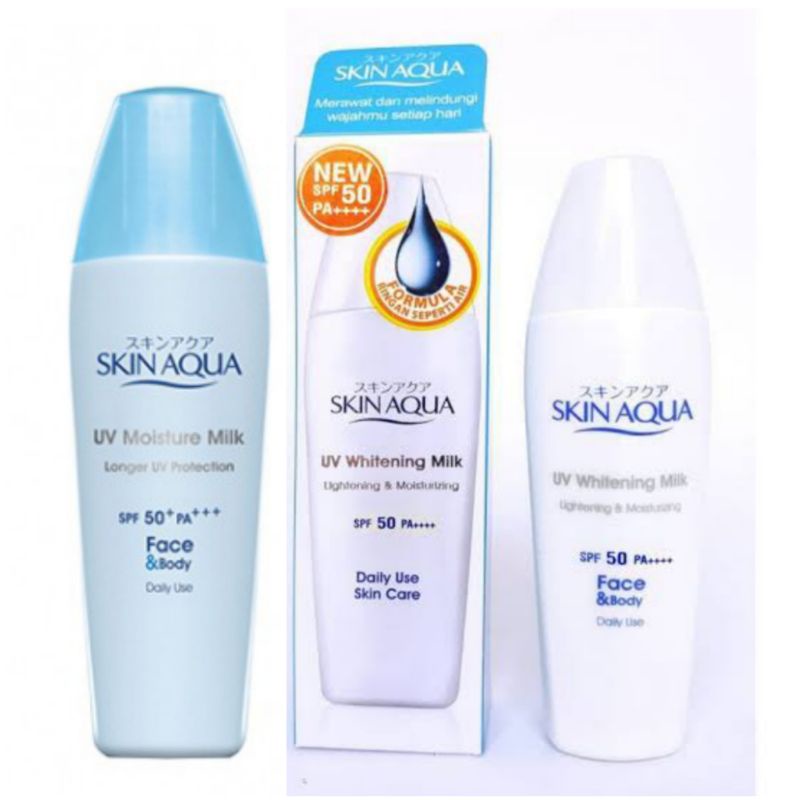 Jual Skin Aqua UV Moisture Milk SPF 50+ PA+++ | Sunscreen Sunblock ...
