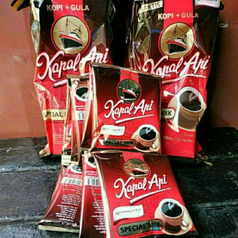 Jual Kapal Api Special Mix isi 10@24gr, Kapal Api Sepcial Merah 165gr ...