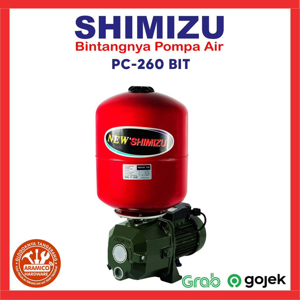 Jual Pompa Air Shimizu PC-260 BIT Jetpump 250W | Shopee Indonesia