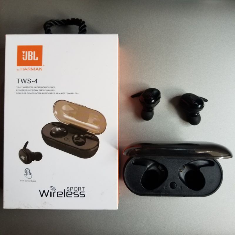 Jual JBL TWS 4 Earphone Bluetooth TWS By Harman - Sport Wireless ...