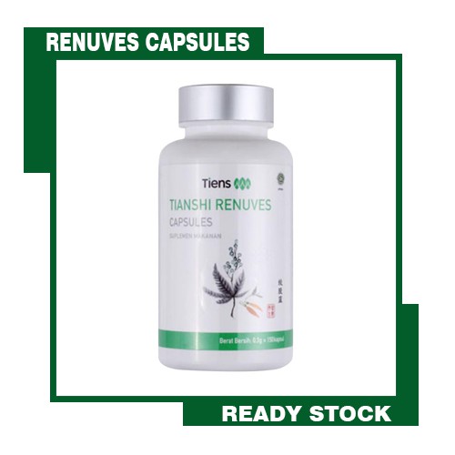Jual RENUVES Capsules Tiens / Tianshi | Kapsul Ginseng Dingin ...