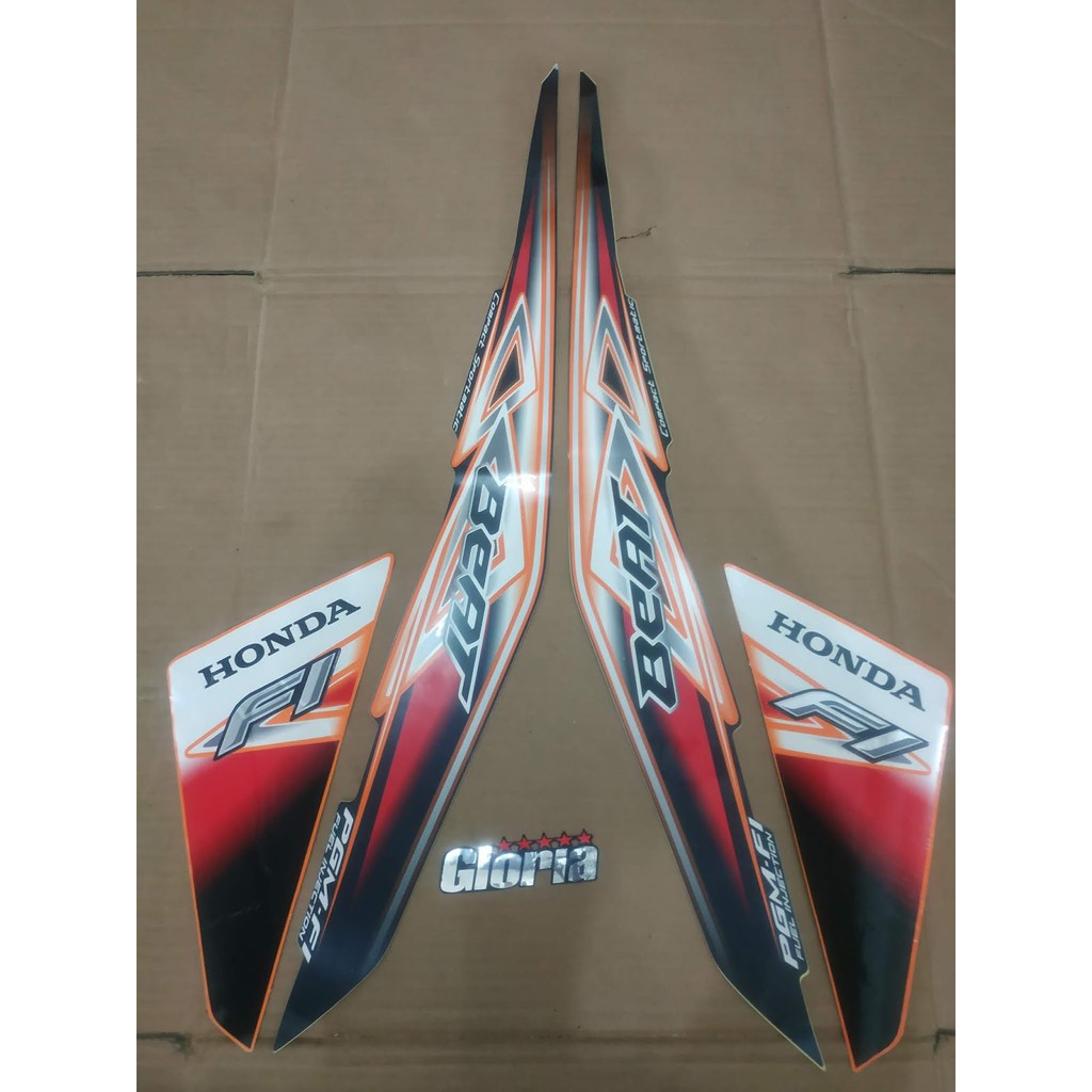 Jual Striping List Body Beat Fi lama old Tahun 2012 2013 - Biru Orange ...